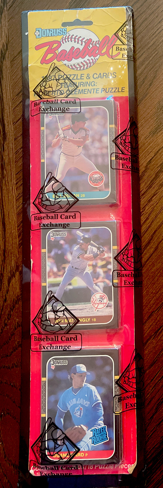 1987 Donruss Baseball Blister Rack Pack BBCE w NY Yankees Don Mattingly ...