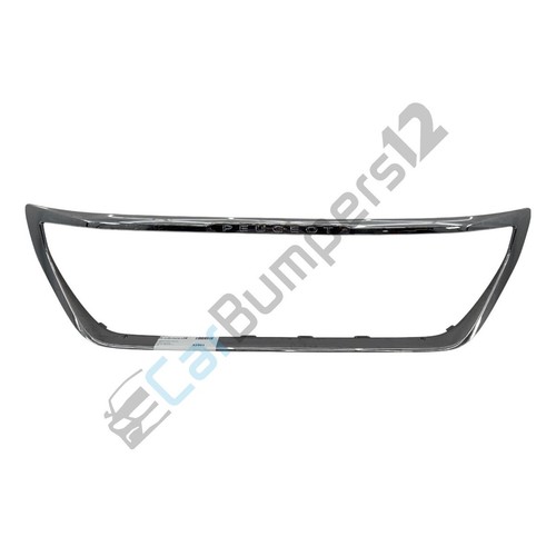 PEUGEOT 3008 5008 MK2 2016 - 2021 FRONT BUMPER TOP MAIN GRILLE CHROME ...