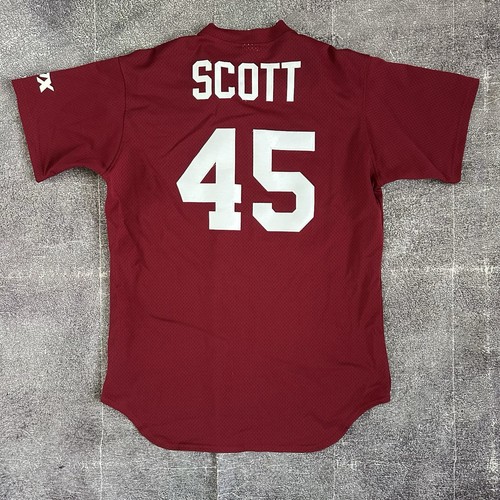 Mens Vintage Stanford Cardinals Matt Scott Team Issued Baseball Home ...