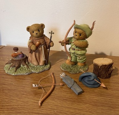 Cherished Teddies Friar Tuck & Robin Hood Figurine And Robin Hood ...