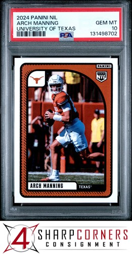 2024 PANINI NIL UNIVERSITY OF TEXAS ARCH MANNING RC PSA 10 | eBay