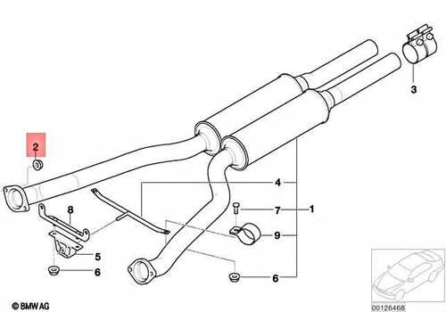 Genuine BMW E31 E32 E34 E38 E39 E52 E53 E60 Copper Collar Nut OEM ...