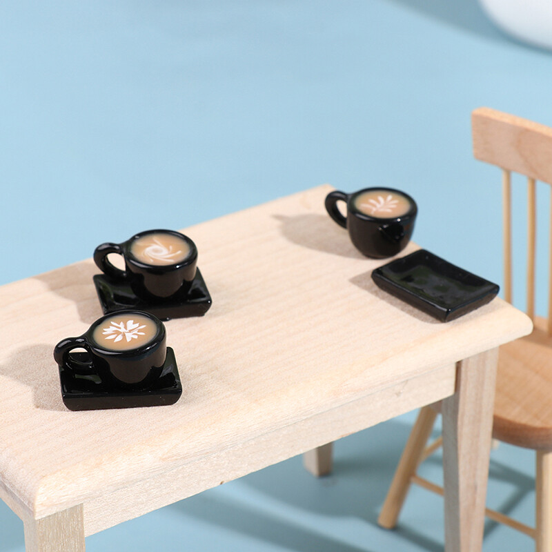 1:12Doll House Tableware Miniature Mini Coffee Drink Set Accessories ...