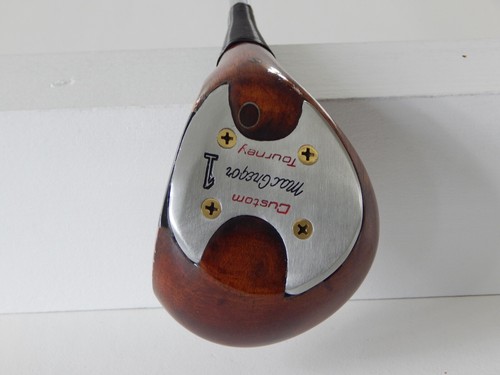 Vintage Refinished MacGregor Custom Tourney Persimmon #1 Driver - firm ...