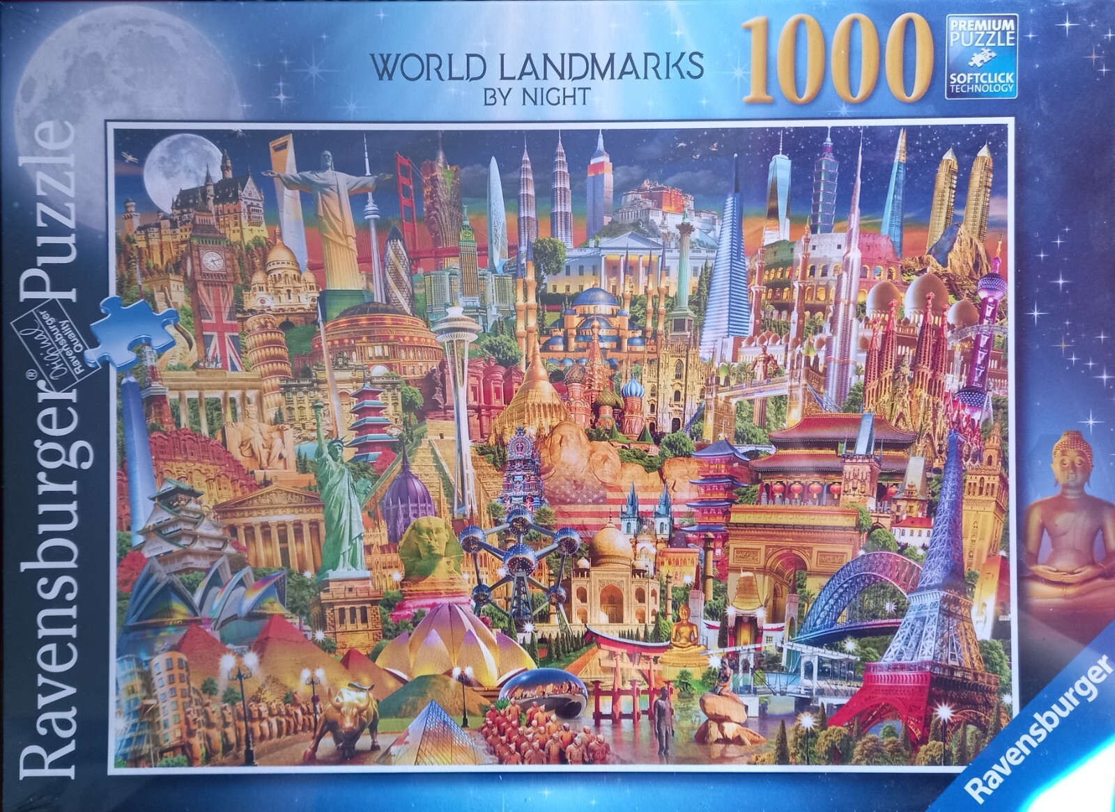 Ravensburger World Landmarks at Night 1000 pce Puzzle (19843) for sale ...