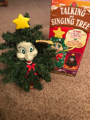 Telco 1997 The Pine Cone Kid Talking And Singing Christmas Tree | eBay