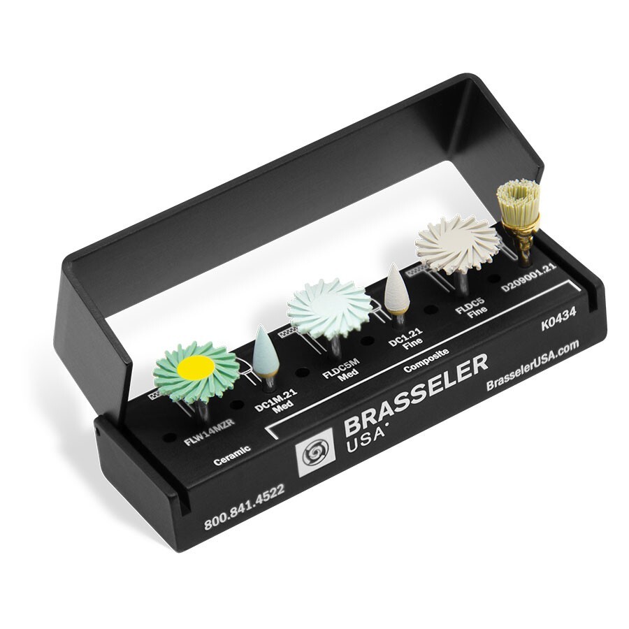 K0434 Pascal Magne: CER BRD Finish Composite/Ceramics Kit By Brasseler ...
