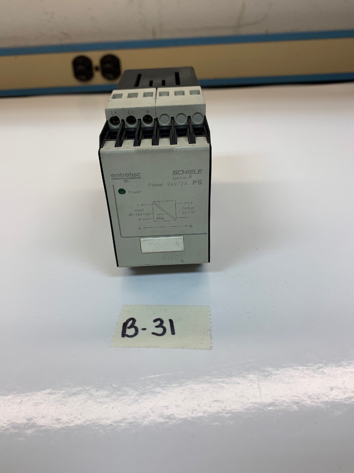 ENTRLEC/SCHIELE 24V 2A PS SYSTRON POWER SUPPLY FAST SHIPPING!*WARRANTY ...