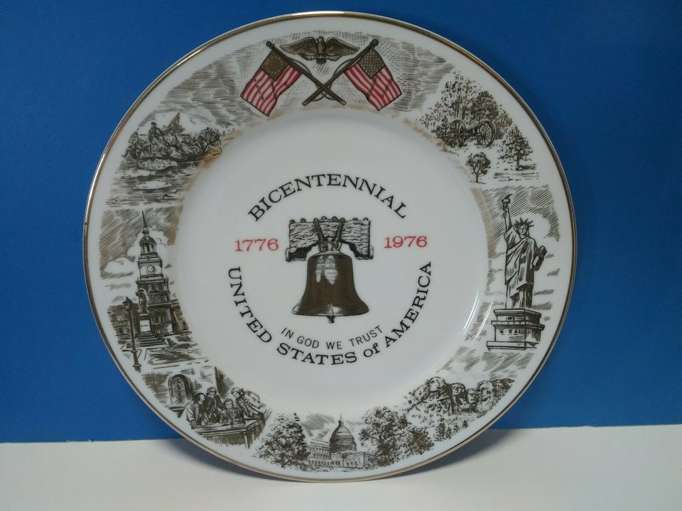 USA Bicentennial Plate 1776-1976 Limited Edition Viletta's Fine China ...