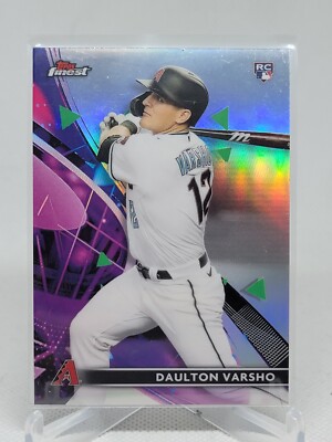 2021 Topps Finest Refractor #20 Daulton Varsho RC Rookie B8E | eBay