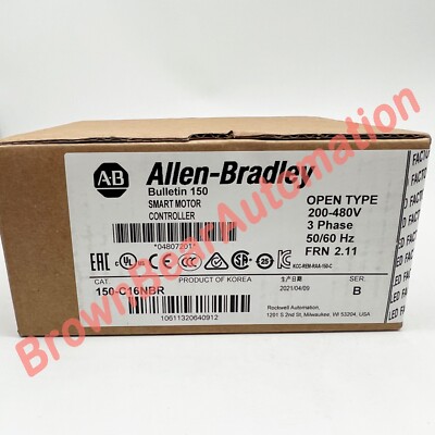 In Stock Newest In Box Original Allen-Bradley AB 150-C16NBR SMC-3 Soft ...