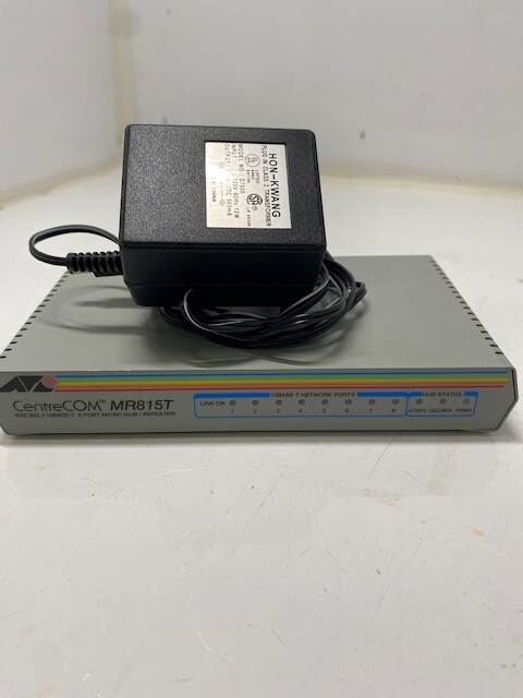 Allied Telesis MR820T CentreCOM 8-Port Micro HUB Repeater With AUI | eBay