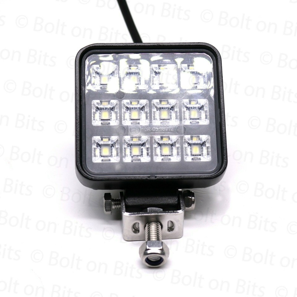 x2 3" LED Reversing Hive Work Lamp/Light 12w 900 Lumens Recovery/Skip ...