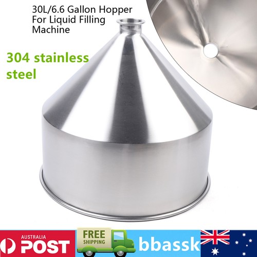 Stainless Steel Hopper 30L Volume Liquid Paste Filling Hopper Filling ...