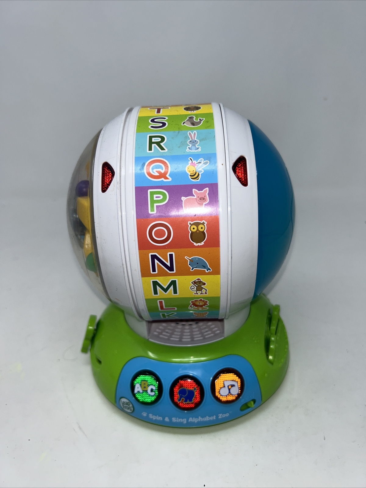 LeapFrog Alphabet Zoo Discovery Ball Baby Spin Wheel and Sing 2017 ...