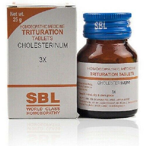 SBL Cholesterinum 3X (25g) HOMEOPATHIC REMEDY + FREE SHIPPING | eBay