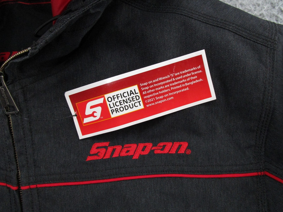 Snap-On Tools Jacket Mens Full Zip Hooded Insulated Embroidered Jacket ...