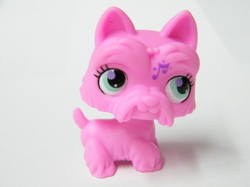 Hasbro 2006 Littlest Pet Shop LPS #22861 C-031G Pink Dog | eBay