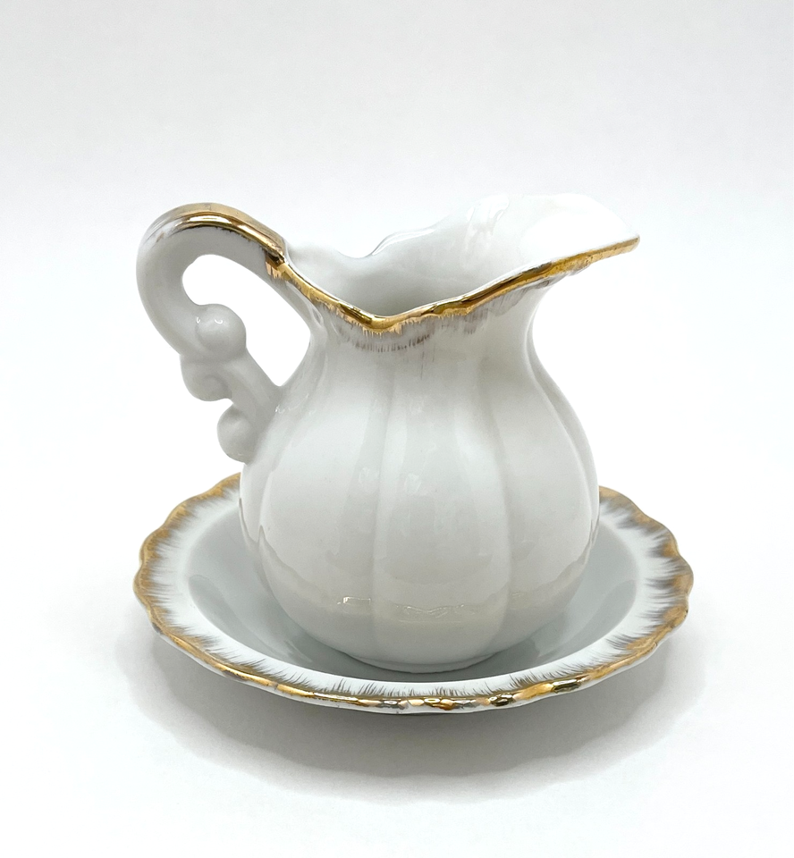 Vintage Mini Pitcher & Bowl Wash Basin Porcelain, Japan, Brinn's ...