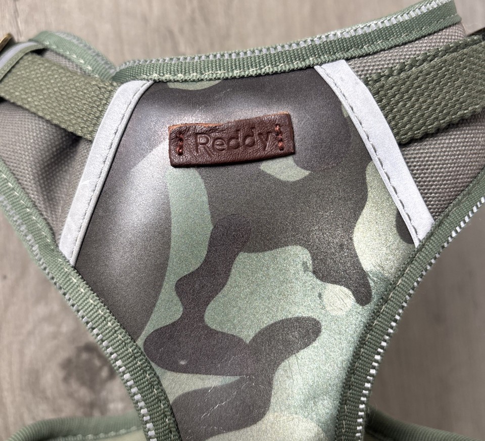 Reddy Reflective Camouflage Dog Harness Leash With Handle Medium ...