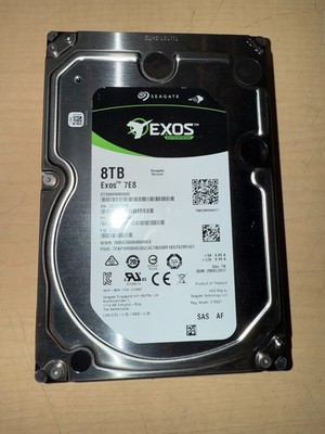 Seagate EXOS 7E8 Enterprise 8TB ST8000NM0085 SAS Server HDD Hard Drive ...