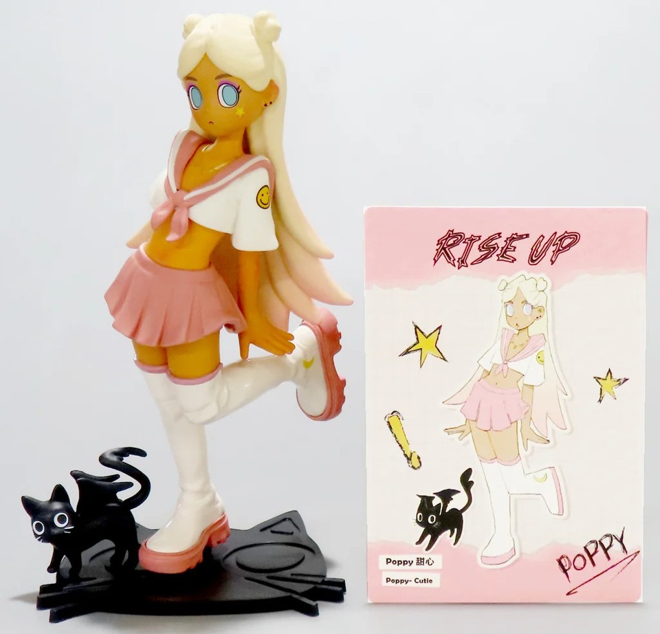 POP MART Peach Riot Poppy Trading Figure Girl Band 11-13.7cm Duty Paid ...