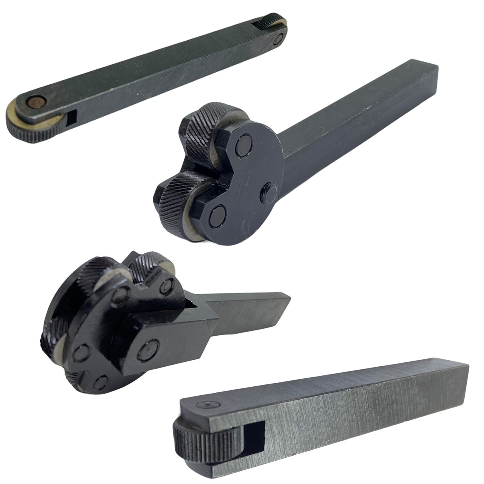 Set Of 4 Knurling Tool Holder Single Knurl Two Knurls Six Knurls | eBay