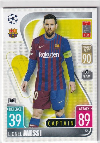 Topps Match Attax Champions League 21/22 Núm 225 Lionel Messi Capitán ...