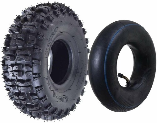 OffRoad 4.10-4'' 4.10x4 Tyre Tire+Inner Tube For Scooter ATV Go Kart ...