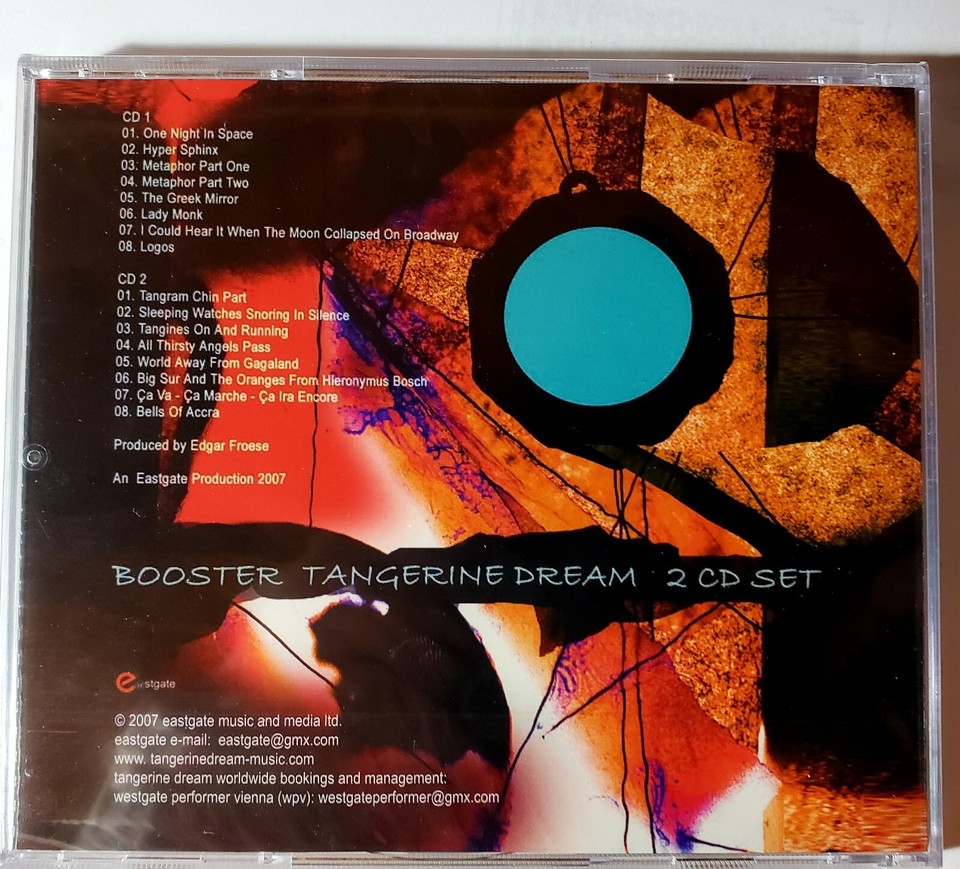 TANGERINE DREAM - BOOSTER Brand New CD 741157241228 | eBay