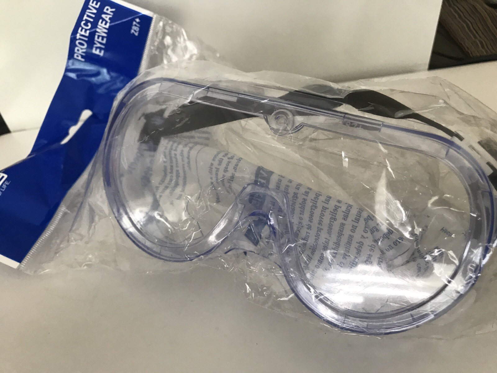 Chemical Splash Guard Protective Clear Goggles ANSI Z87.1 | eBay