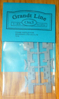 Grandt Line O #7016 FRAME OVERLAY FOR BROADWAY LTD. 2-8-0 C-16 | eBay