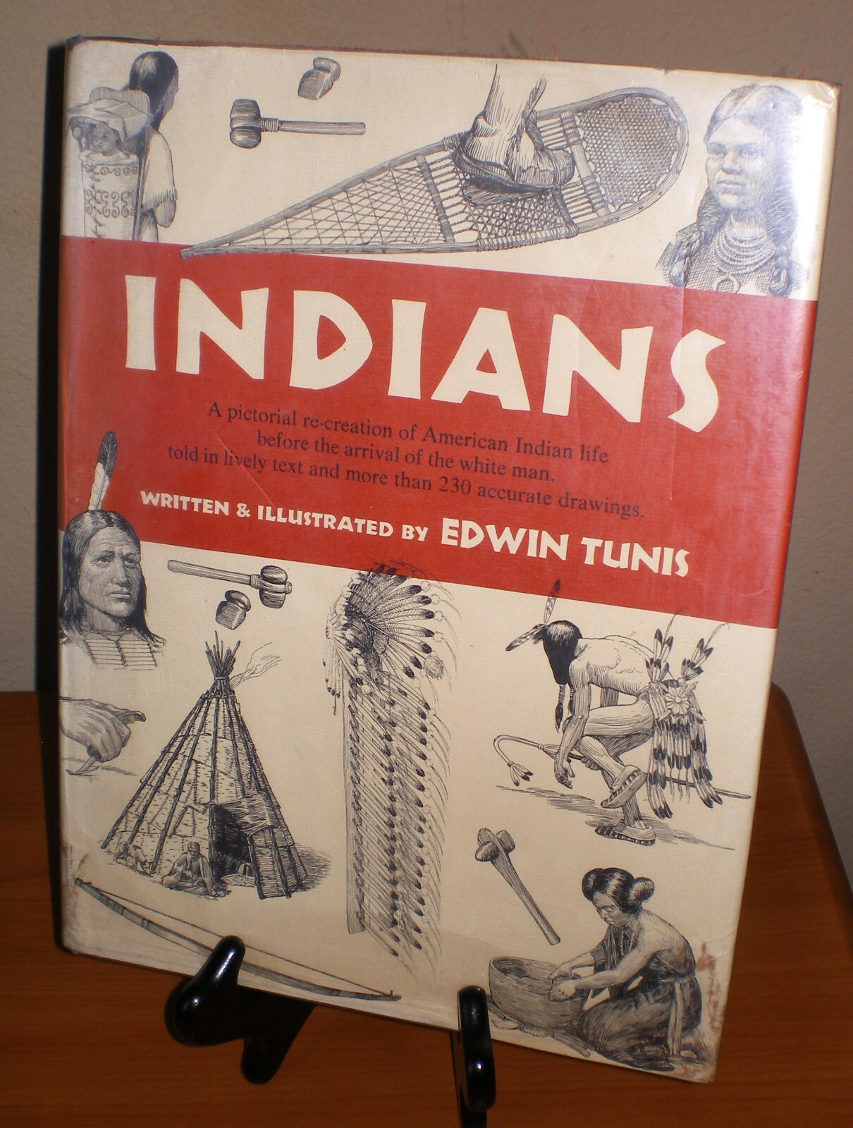 Vintage 1959 INDIANS by Edwin Tunis * 1st Ed & Printing w/ 245 Accurate ...