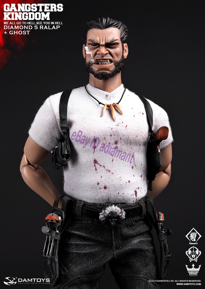 DAMTOYS 1/6 Gangsters Kingdom Diamond 5-Ralap&The Wolf-Ghost Action ...
