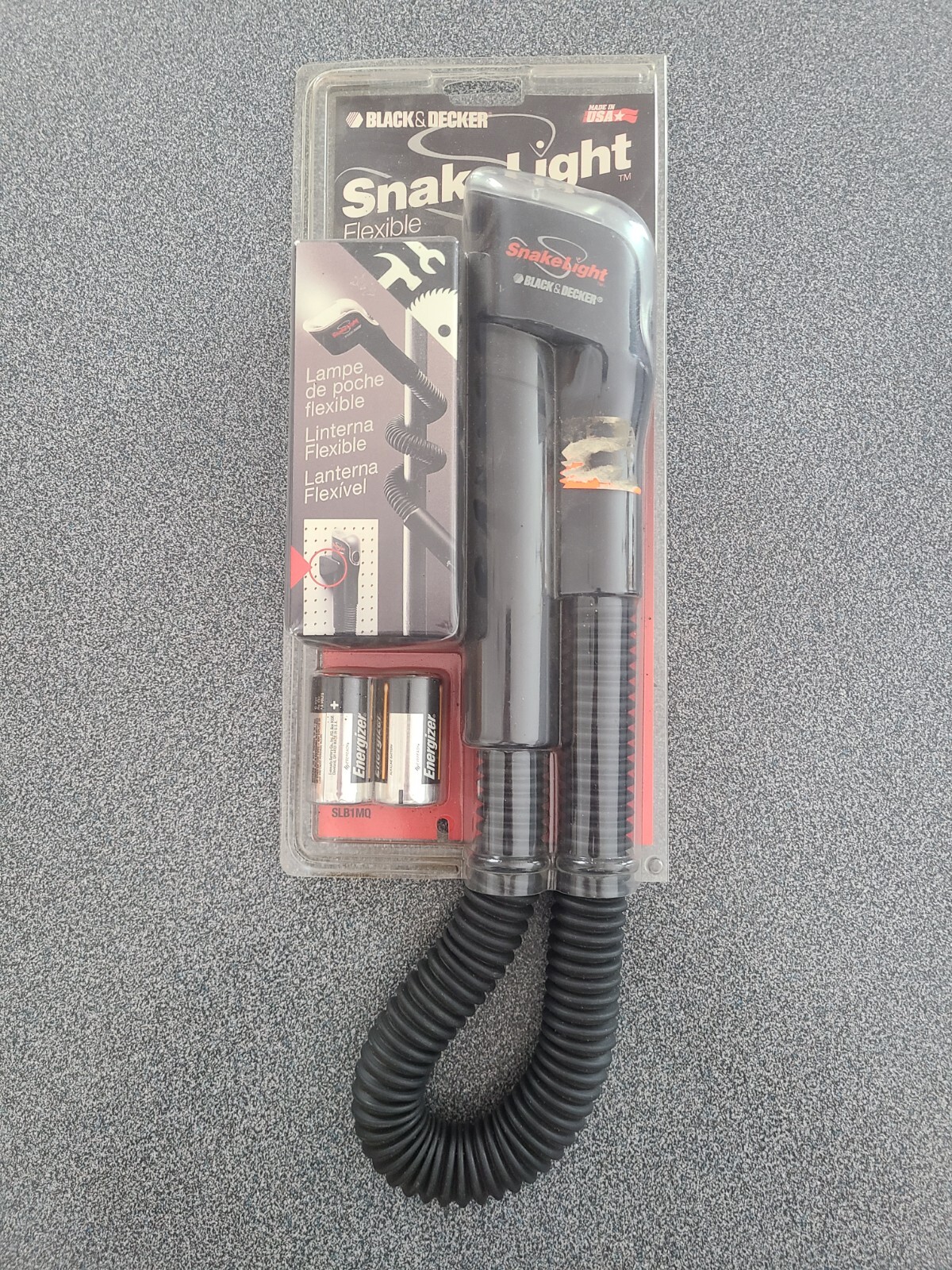 Vintage Black & Decker Snake Light Flexible Flashlight Slb1 Made in USA ...