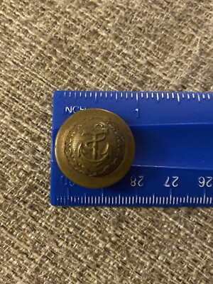 US Navy Or Nautical Brass Anchor Button Military? INV8802 | eBay