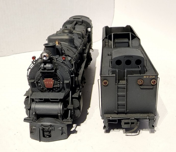 O SCALE 2-RAIL BRASS MODEL USH US HOBBIES KTM PENNSYLVANIA 4-8-2 CLASS ...