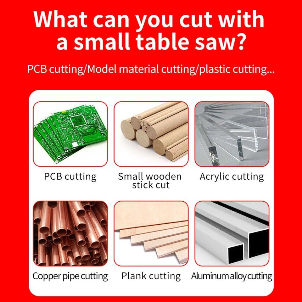 Mini Woodworking Table Saw 5000rpm/min Electric Precision Cutting ...