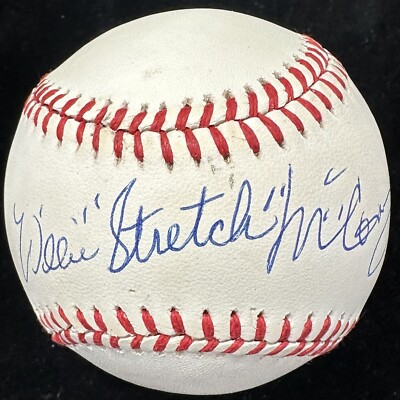 Willie “Stretch” McCovey Signed Nickname Baseball JSA LOA | eBay