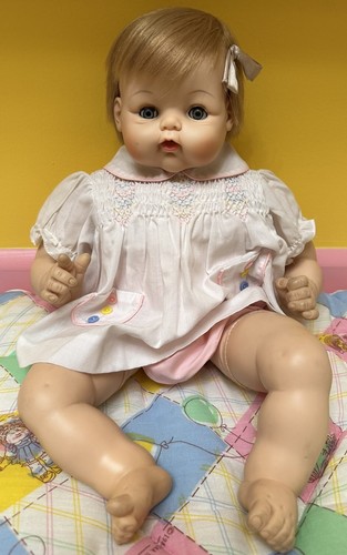 Vtg 1962 Madame Alexander Kitten Kries 18” Baby Doll | eBay