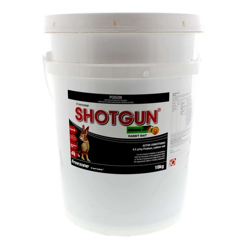 Shotgun Pindone Oat Rabbit Bait Oatbait Freezone 10kg Anticoagulant Oat ...