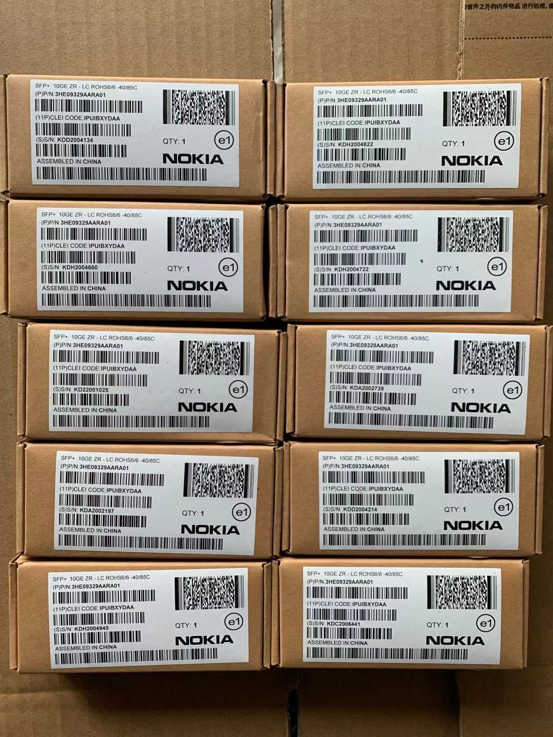 Nokia 3HE09329AA 01 IPUIBXYDAA SFP+ 10GE ZR-LC 80km 1550nm I-Temp | eBay