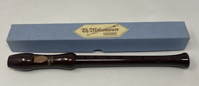 Vintage Th. Mollenhauer Wood Student Recorder Germany In Original Box ...