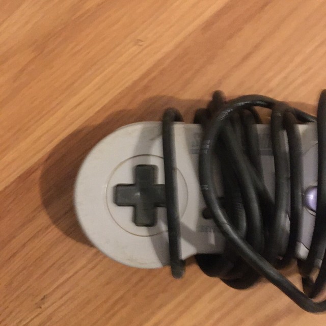 Super Nintendo SNES Wired Controller Game pad SNS-005 OEM Genuine ...