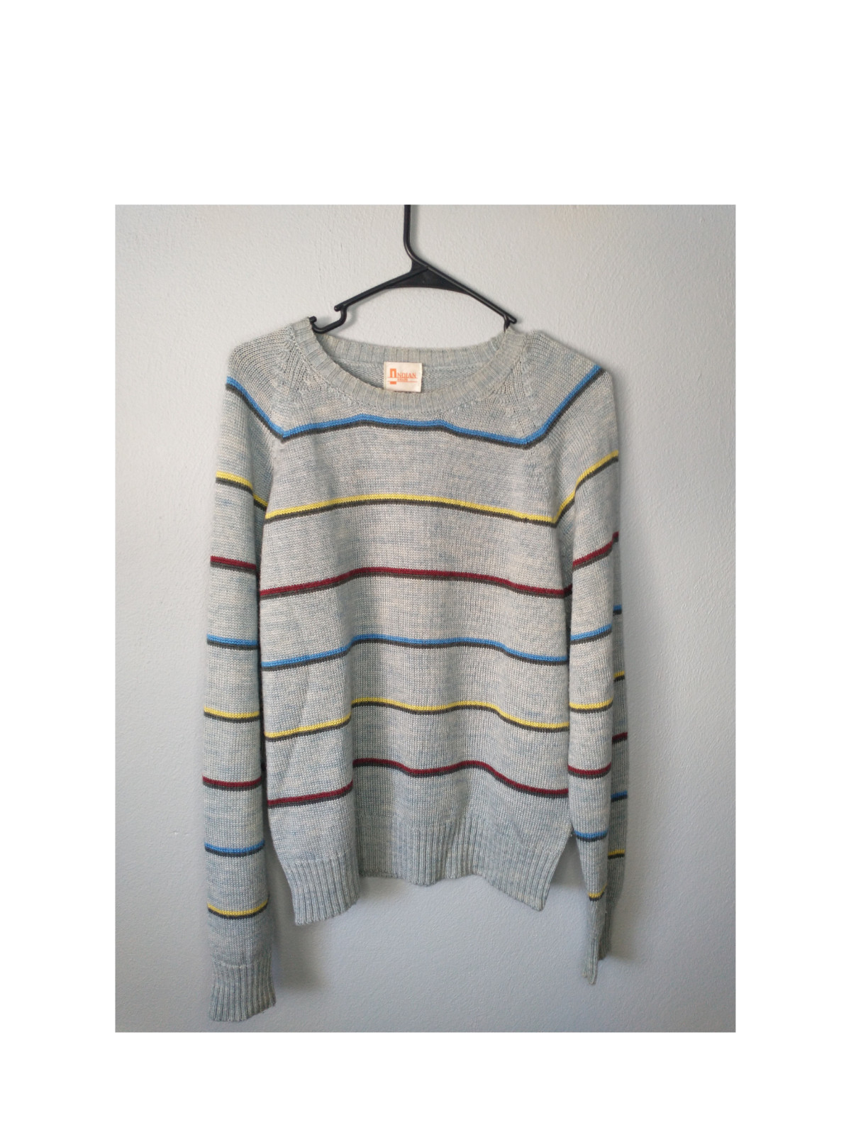 Vintage Stripped 1970s knit Sweater Womens S/M - Gem