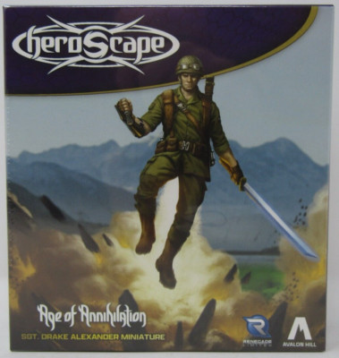 Hero Scape Age of Annihilation Sgt. Drake Alexander Promo Miniature | eBay