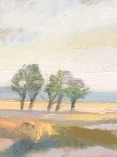 GURY, AL (American 1951- ) “Landscape” Phila./ 1998 / oil wood panel ...