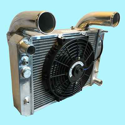 VW POLO DERIVED RADIATOR INTERCOOLER & FAN COMBO WESTFIELD KIT CARS ETC ...