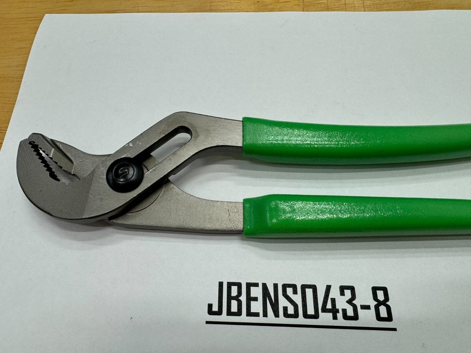 Snap-on Tools GREEN 9" Adjustable Joint Interlocking Channel Pliers ...