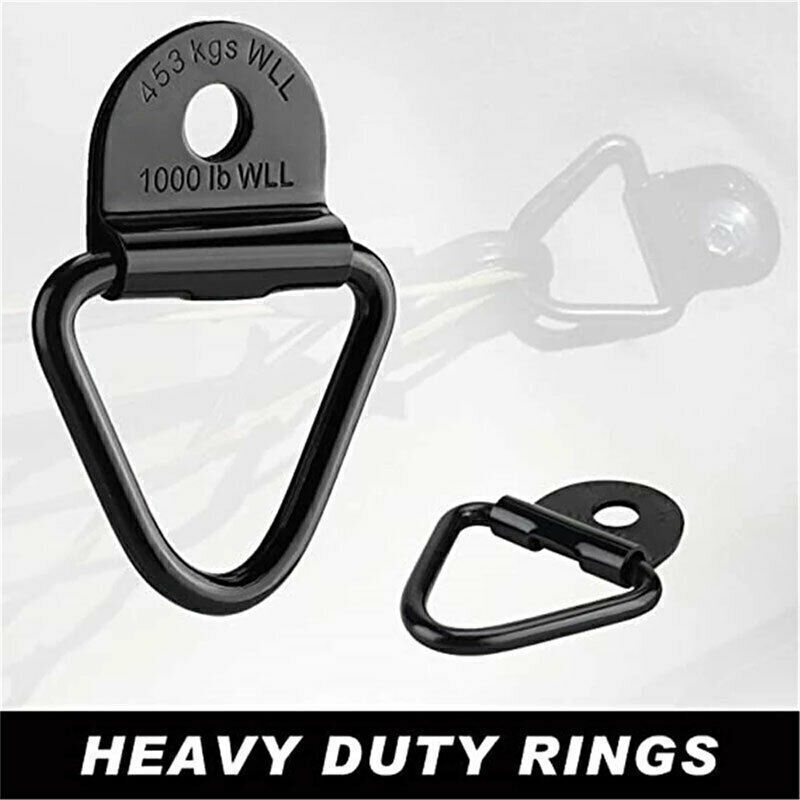 4x V-Hook Tie Down Point Load Securing Lashing Ring Heavy Duty Anchor ...